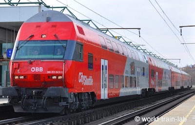 オーストリアの長距離列車 新幹線 Railjet, 特急 IC, 快速・普通 REX